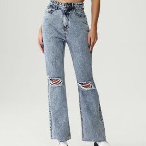 Cider | Jeans | Cider Denim Ripped Flares Jeans | Poshmark